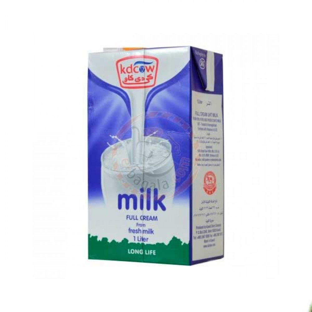 KD Cow Full Cream Long Life Milk 4 x 1Ltr